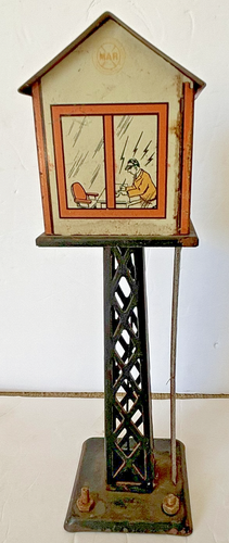 MARX 413 METAL SWITCH MAN TOWER LIGHTED FOR MODEL TRAIN SET VINTAGE | eBay