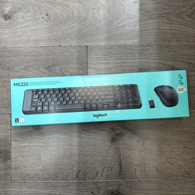 NEW Logitech MK220 Wireless Keyboard and Mouse Set - Black - SPANISH ...