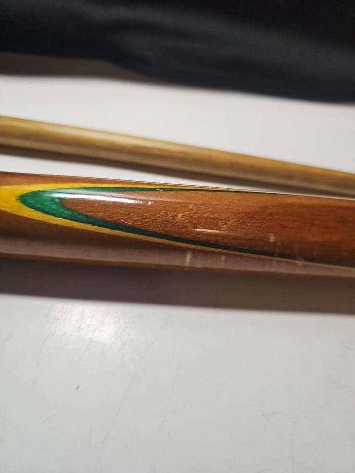 Vintage Riley England 2 Piece Snooker/ Pool Cue And Riley Black Cue ...