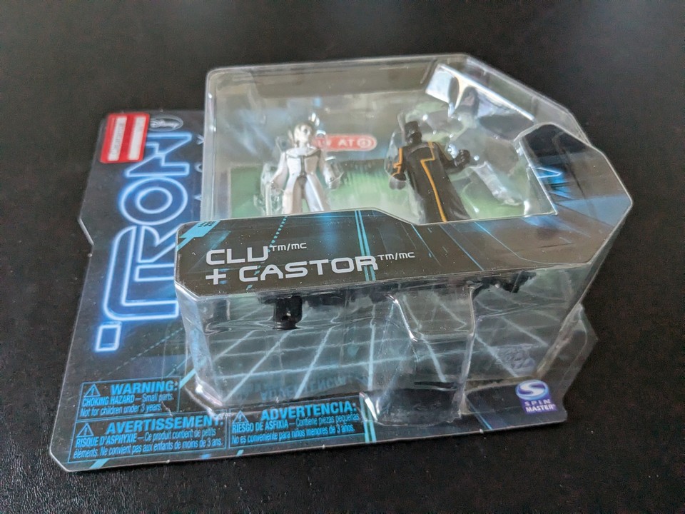TRON LEGACY Spin Master Target Sam Flynn Siren Clu Castor W Connecting ...