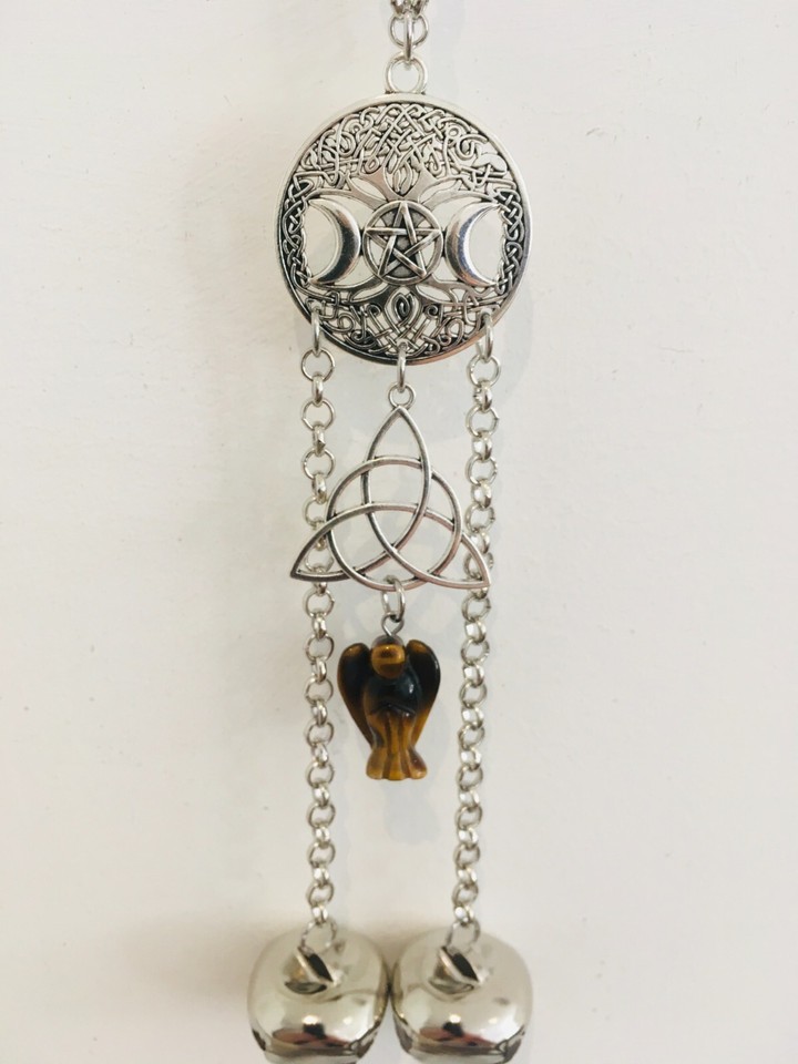 ONE Witch Protection Bells,wicca,magic TIGERS EYE ON OFFER ...