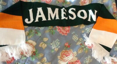 Jameson Irish Whiskey - Knit Scarf - Colorful - St. Patrick's Day - NEW ...