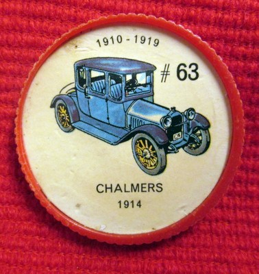 Jello / Hostess Car Coin #63 Chalmers Famous Car Series 1910 - 1919 ...