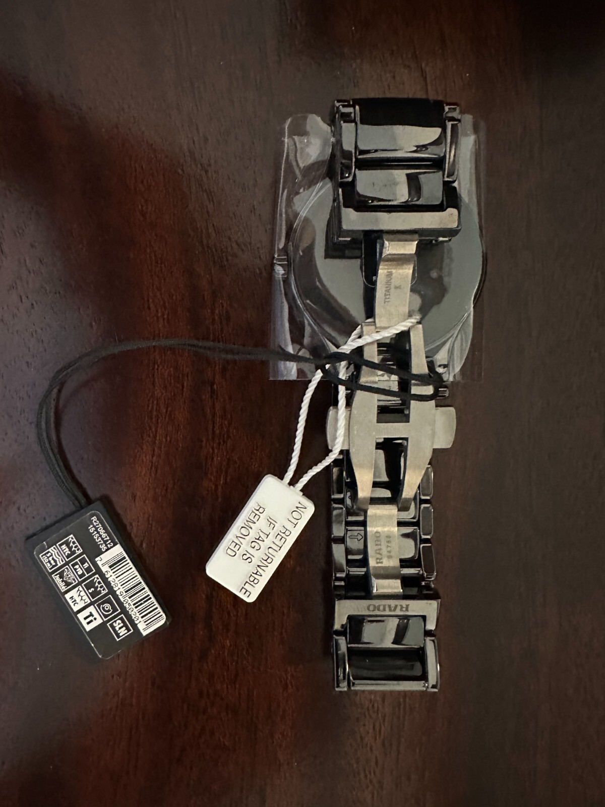 Rado R27056712 True Automatic Diamonds 40mm Black Ceramic Case with ...