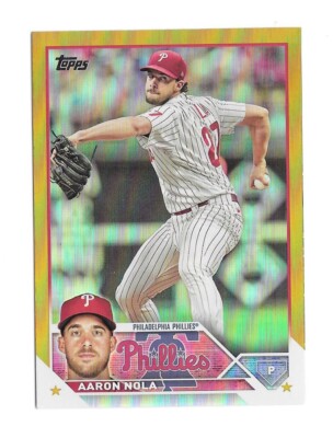 2023 Topps Series 1 AARON NOLA Gold Foil - PHILADELPHIA PHILLIES - #278 ...