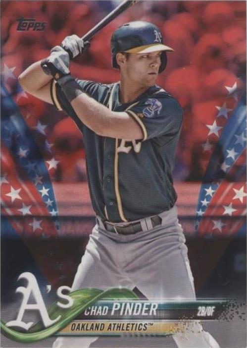 2018 Topps - Chad Pinder #394 Independence Day /76 for sale online | eBay