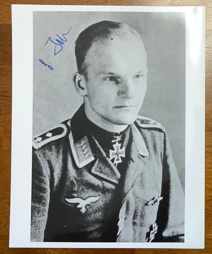 WWII German Luftwaffe Fighter Ace Gunther Josten Knights Cross Signed ...
