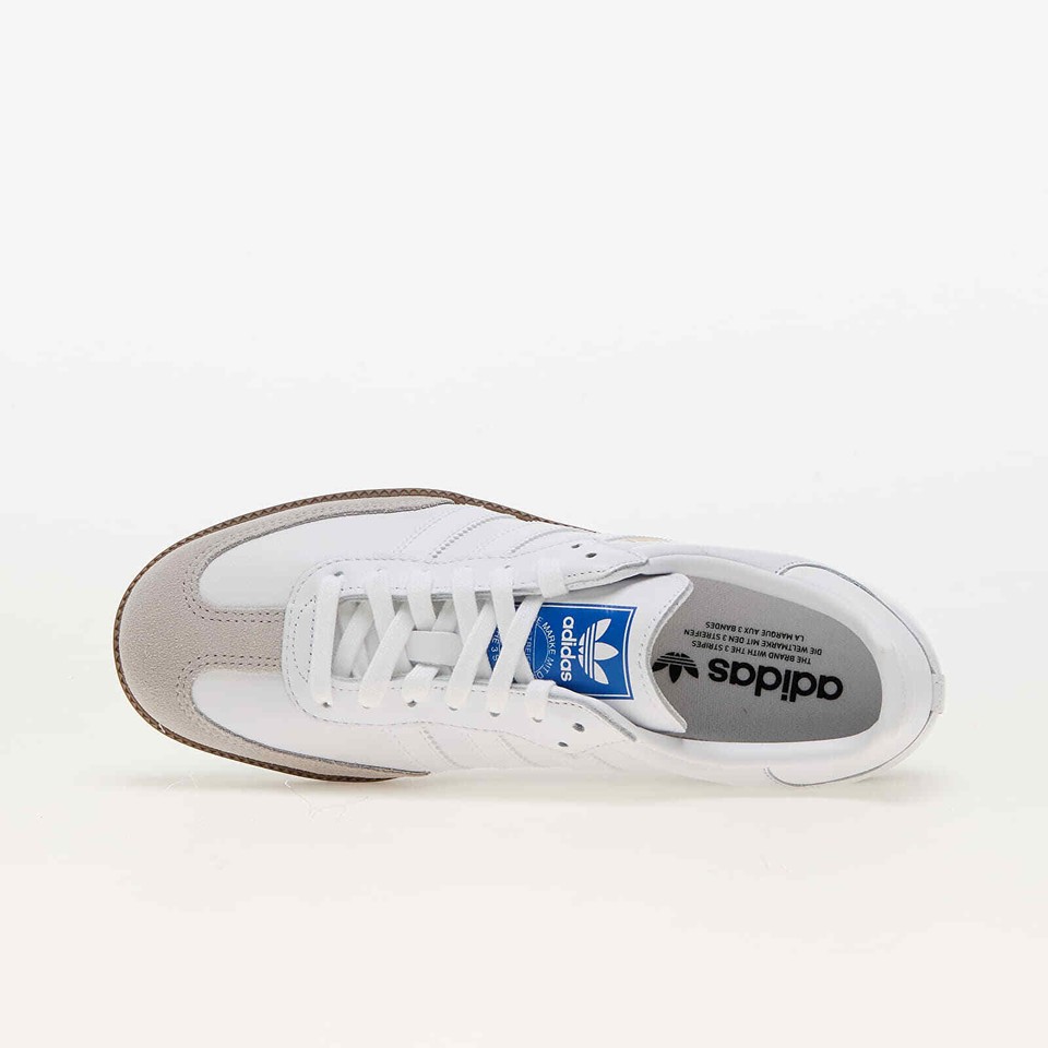Adidas Originals Samba OG Cloud White Gum IE3439 Mens Casual Shoes ...
