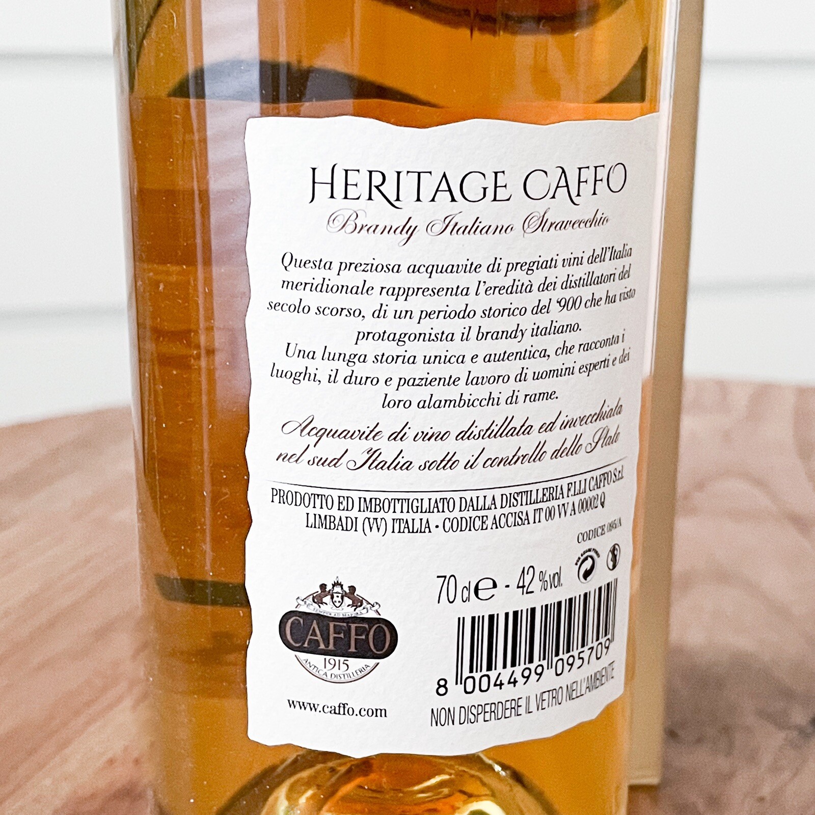 Heritage Caffo 1980 36 Anni Brandy Italiano Branntwein 36 Jahre OVP ...
