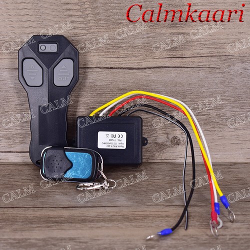 Wireless Winch Remote Control Kit DC12V Switch Handset for Jeep ATV SUV ...
