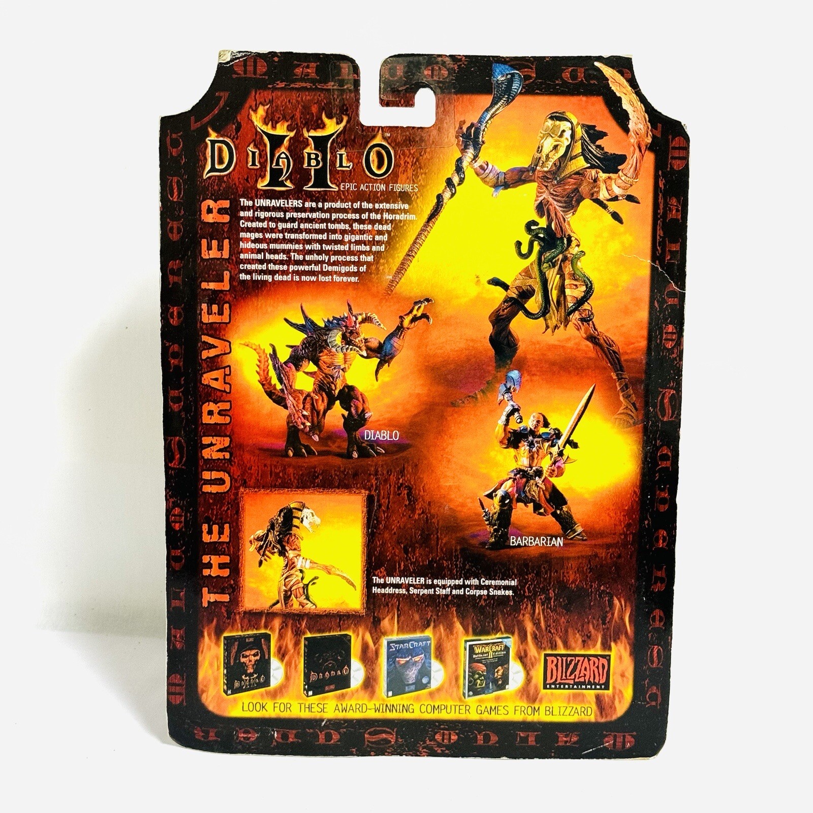 Diablo 2 The Unraveler Epic Action Figures Blizzard Entertainment 2000 ...