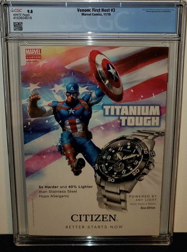 VENOM FIRST HOST #3 CGC 9.8 1ST PRINT! 2018! 1ST APP OF SLEEPER! DYLAN ...