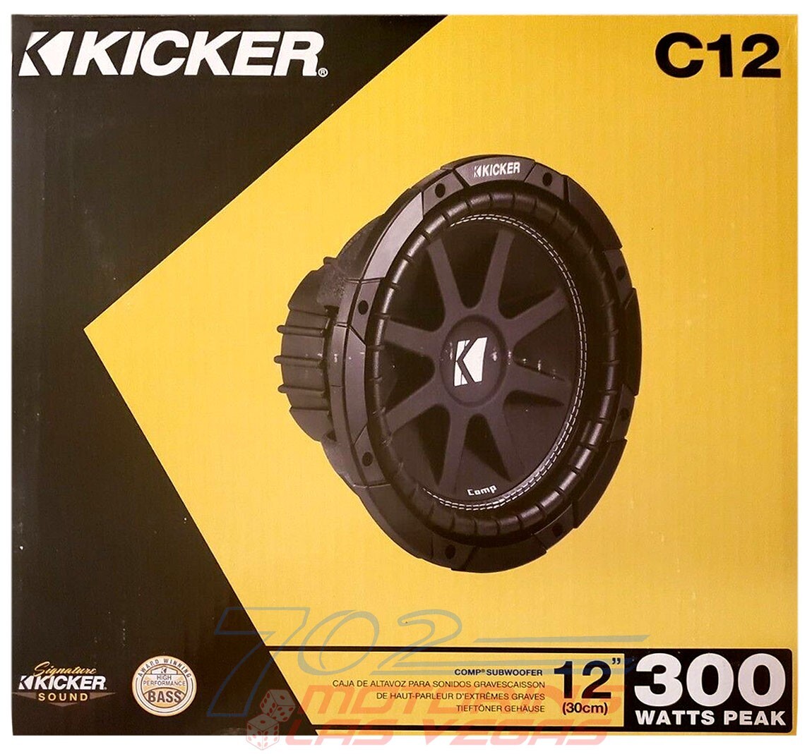 KICKER 43C124 12 inch 300w Subwoofer for sale online | eBay