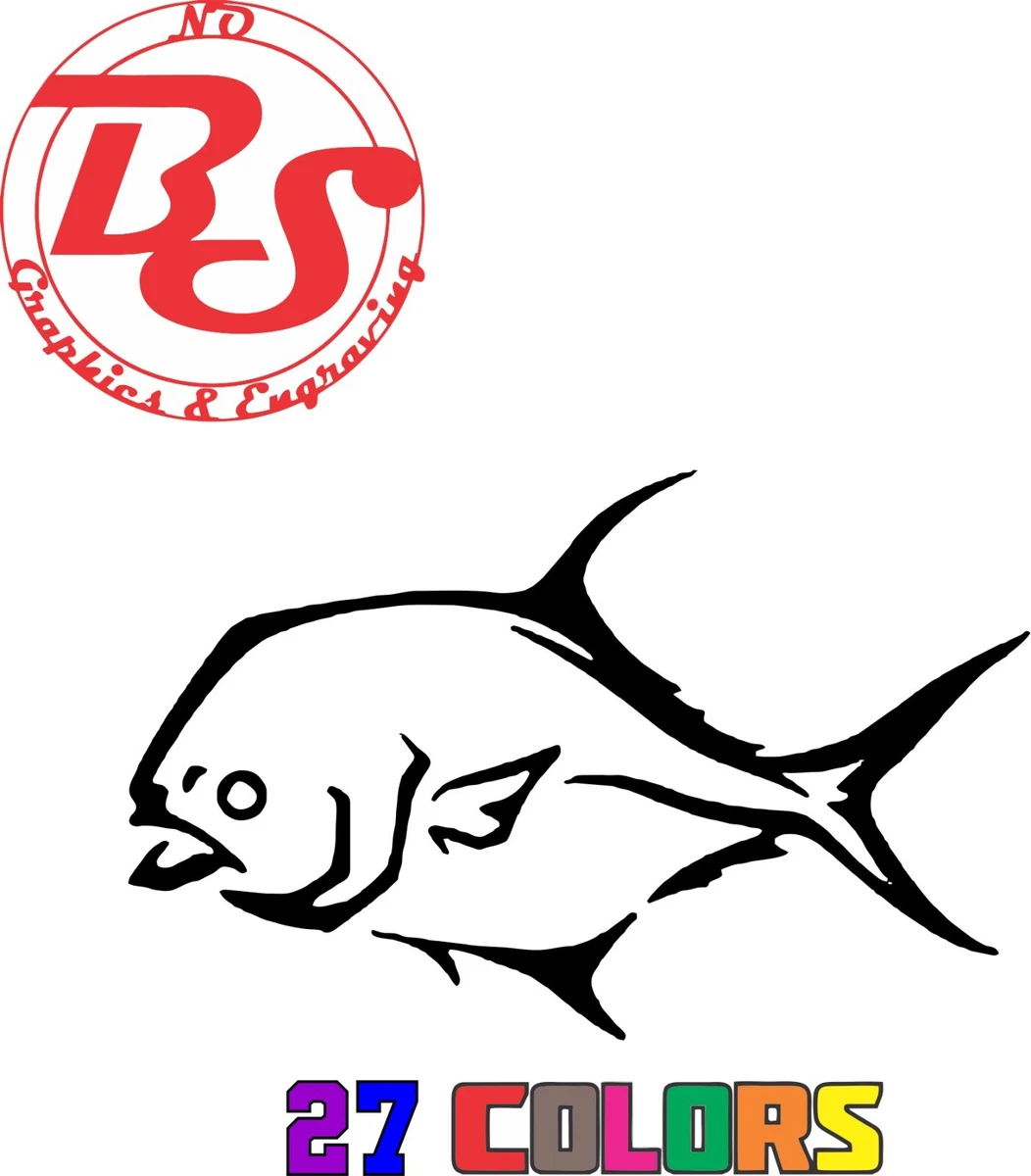 Saltwater Fishing Decals