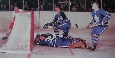 NHL HOCKEY PHOTO PRINT TIM HORTON BRUCE GAMBLE ALLAN STANLEY TORONTO ...
