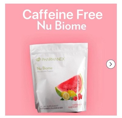 Nu Skin Caffeine Free Nu Biome, 30 Packets, Gut Health Drink EXP 10/25 ...