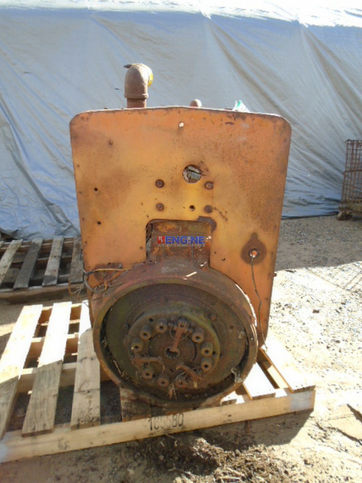 International W9, 334 cid, 5.5L Engine Complete Vintage Seized Core C ...