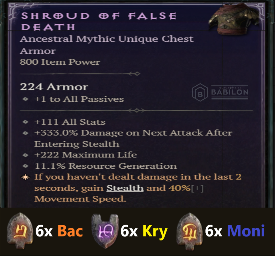 DIABLO 4 SEASON 12 Mythic Uniqes Rune Set &All Runes PC PS4 PS5 XBOX ...