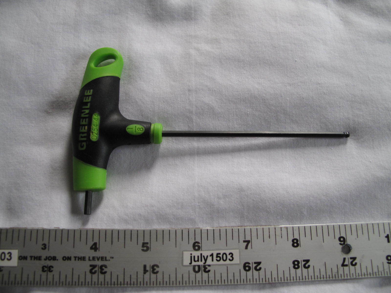 (1) New Greenlee 1/8" T-Handle Ball End Hex Key Wrench 0254-44 | eBay