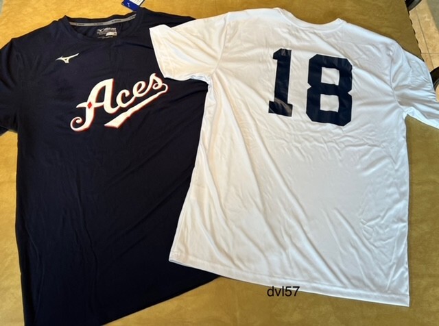 LOT of Mizuno & BAW Baseball Tshirts NWT Navy & White short sleeve 18 ...