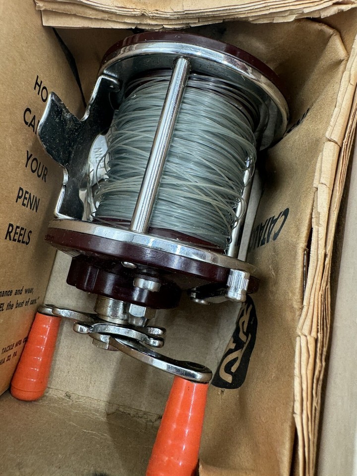 Penn Peerless Monofil 109MF fishing reel Original Box And Papers | eBay