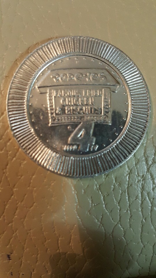 popeyes chicken popeye's 1985 Doubloon token vintage popeye Nola | eBay