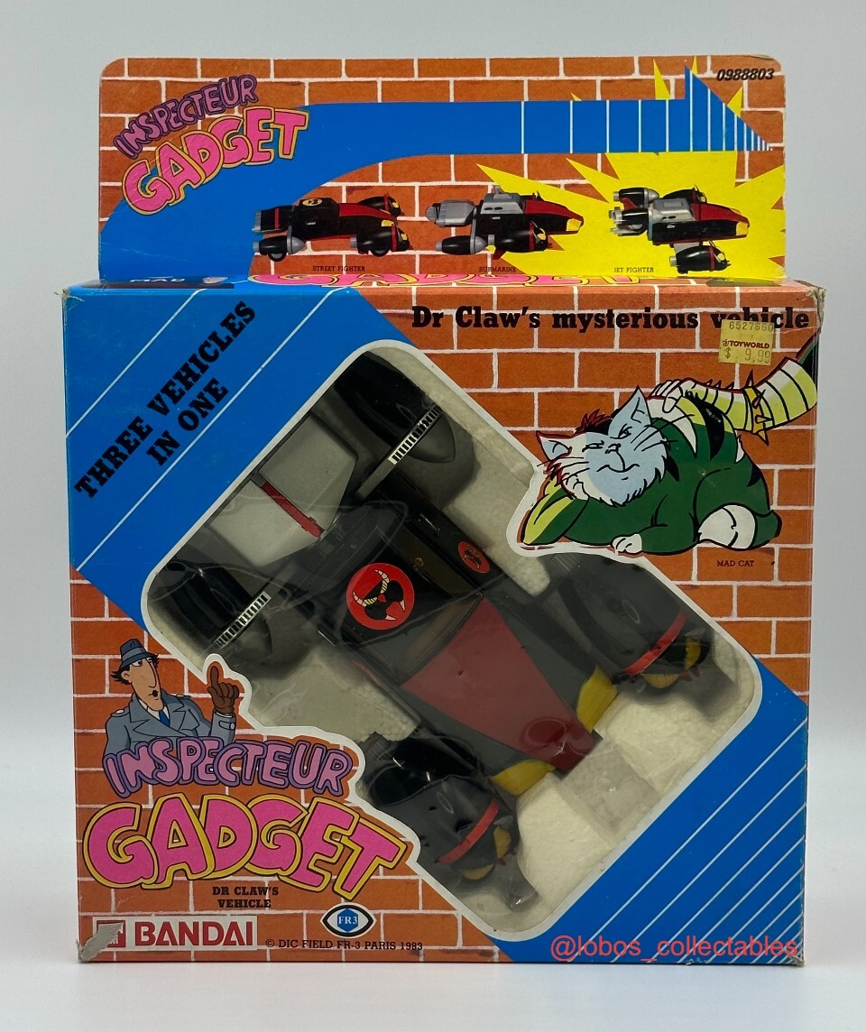 INSPECTOR GADGET INSPECTEUR GADGET DR CLAW VEHICLE 1983 BANDAI | eBay