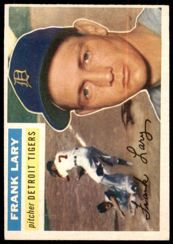 1956 TOPPS FRANK LARY 191 NRMT BASEBALL DETROIT TIGERS | eBay