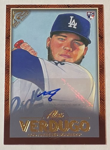 2018 Topps Gallery Alex Verdugo Orange Rookie Auto Autograph #2/25 ...