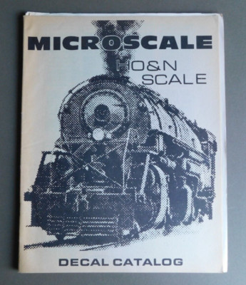 Microscale HO&N Scale Decal Catalog - 1983 | eBay