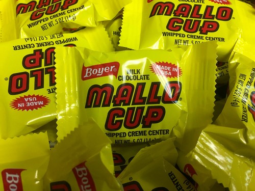 Boyer 2.5 lb Milk Choc MALLO CUPS .5 oz Fun Size Coconut Marshmallow ...
