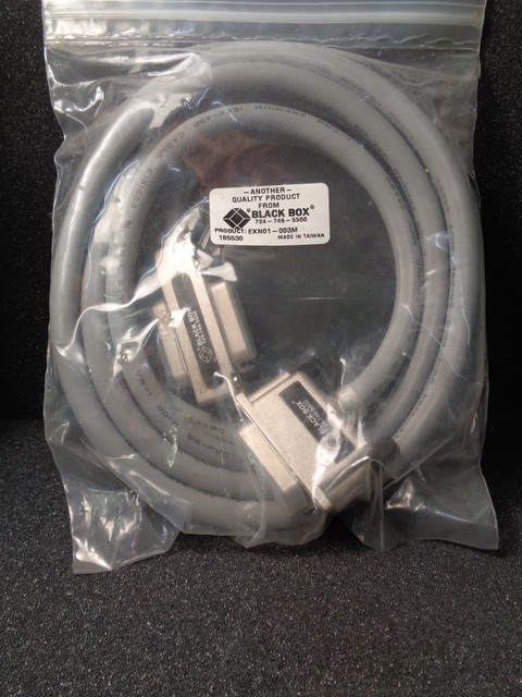 Black Box - Network cable 24 pin Centronics (M) 3 m shielded IEEE-488 ...