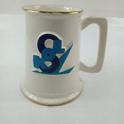 Commemorative Mug Stein - Florence Ceramics Scripto RARE LOGO UNUSUAL ...