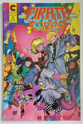 Eternity Comic Book....Pirate Corp$ #3, December 1987, Very Good ...