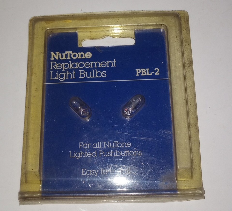 Nutone Door Bell Light Bulb Replacement PBL2 PBL-2 | eBay