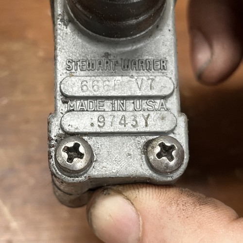 Stewart Warner Speedometer Reducer Gear Adjuster Adapter 666F V7 .9743Y ...