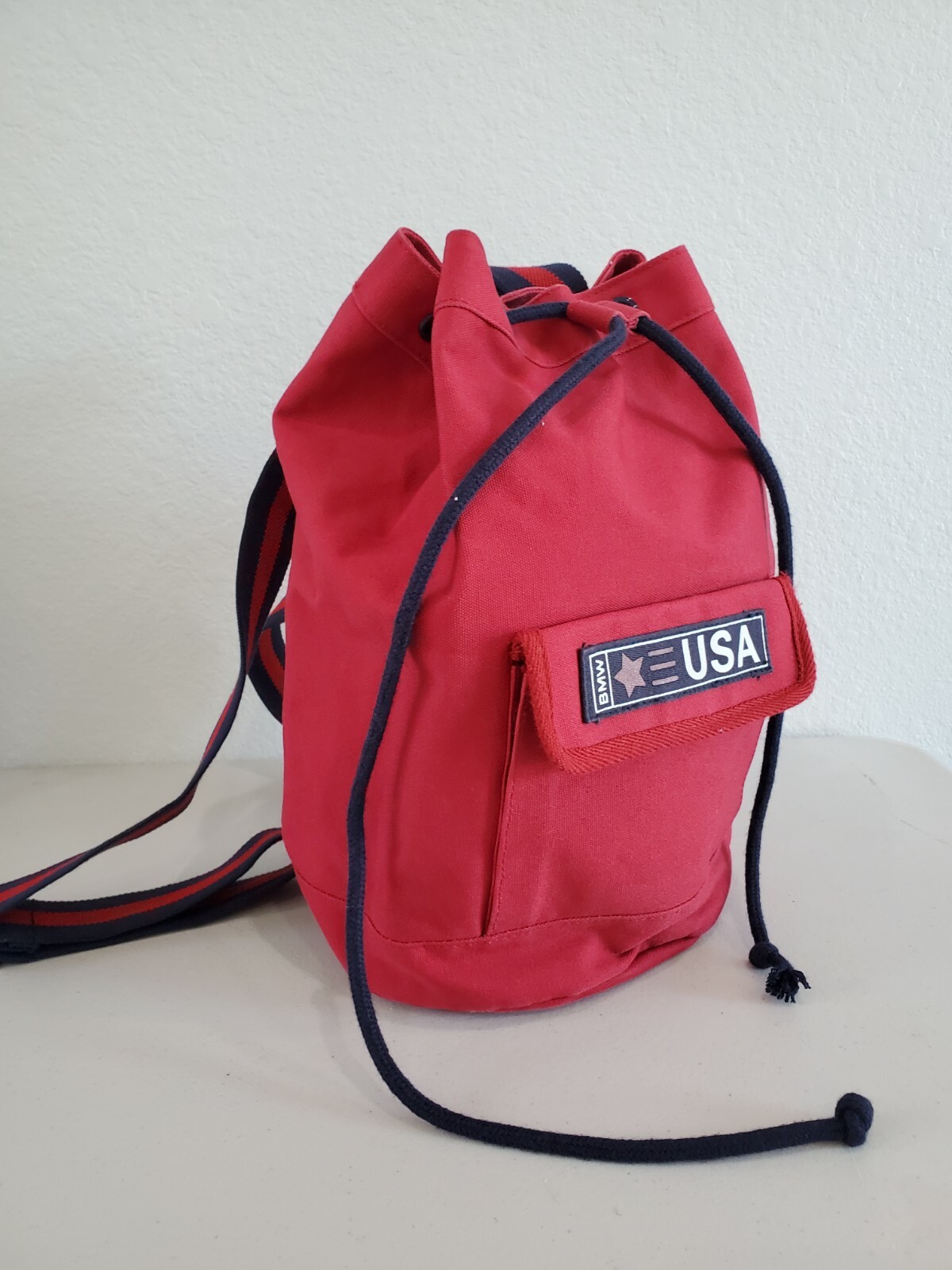 BMW Motorsport Auto Red Office School Work Bag Backpa… - Gem