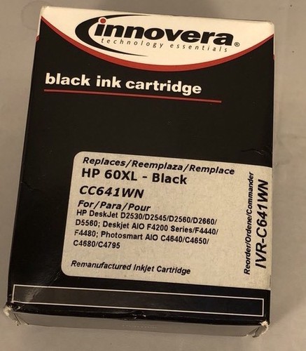 Innovera Black Ink Cartridge 60XL - Black CC641WN A7 | eBay