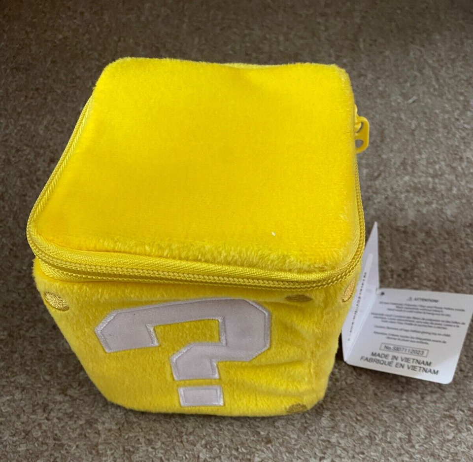Nintendo Super Mario Plush Coin Box Stuffed Toy NWT | eBay