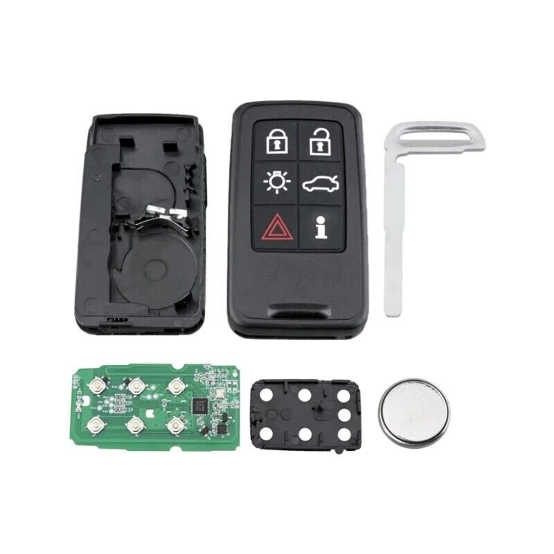 6Button For Volvo S60 V60 XC60 XC70 S80 Remote Smart Key Fob ...