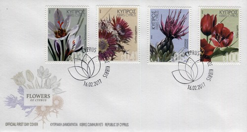 CYPRUS 2017 FLOWERS OF CYPRUS. A FIRST DAY OF COVER | eBay