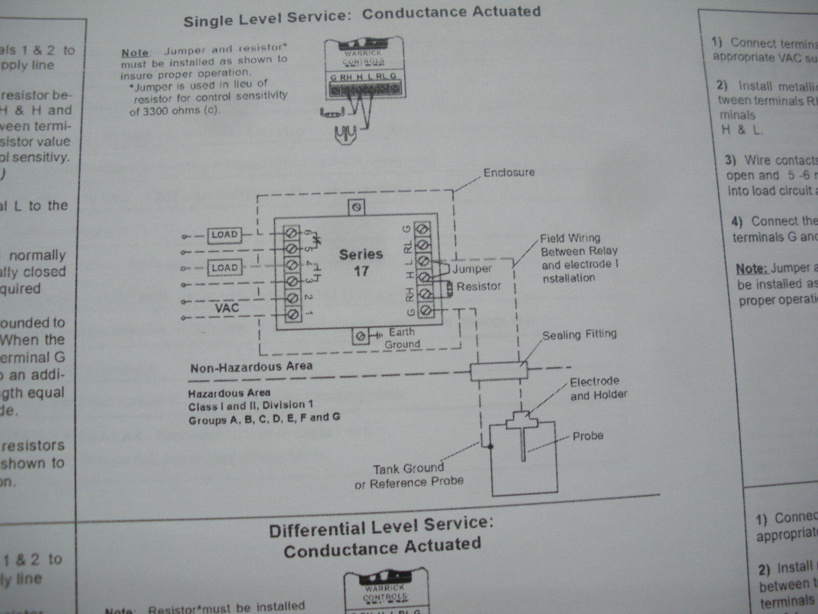 Warrick Controls 17A1E0 level control intrinsically safe lot of 3 GEMS ...