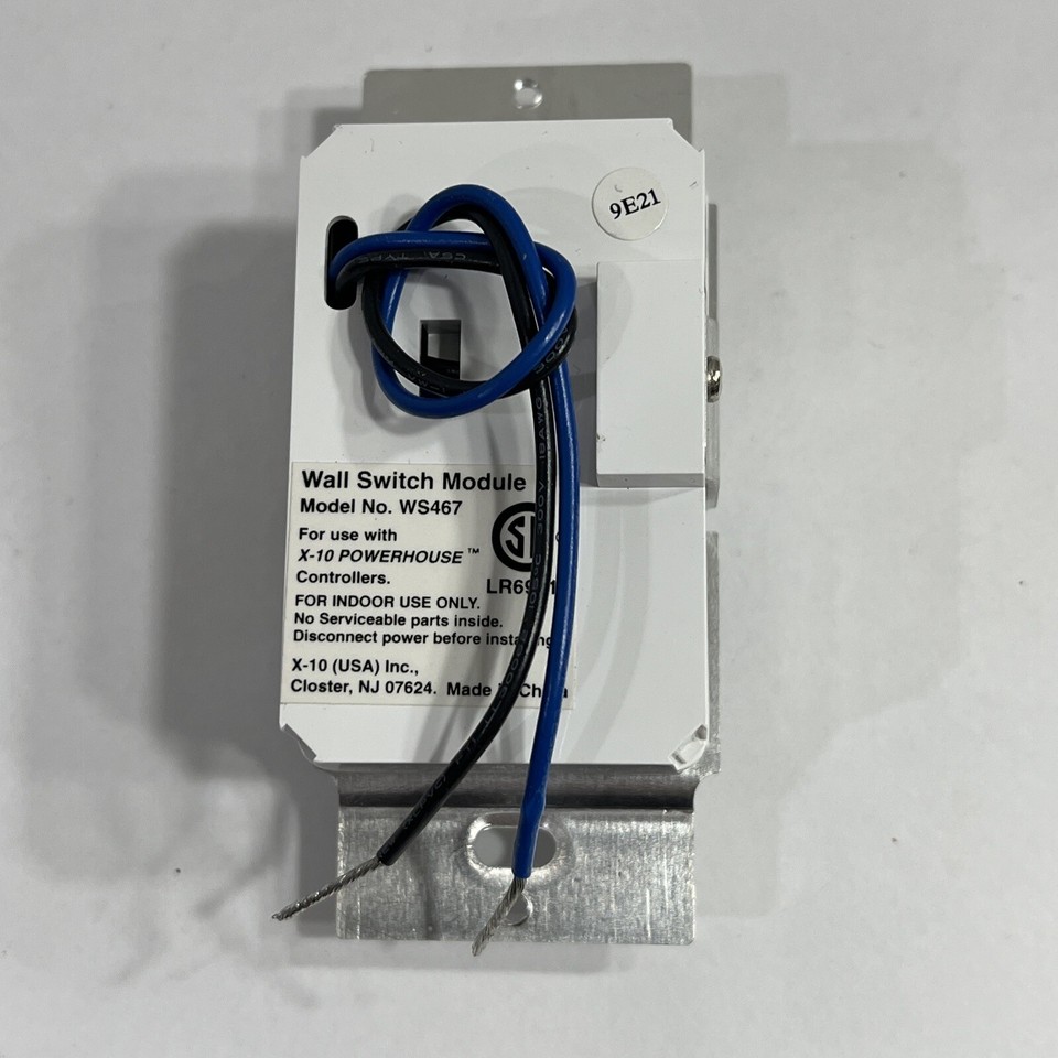 X10 WS467 White Dimmable Wall Switch Module With SOFT START ...