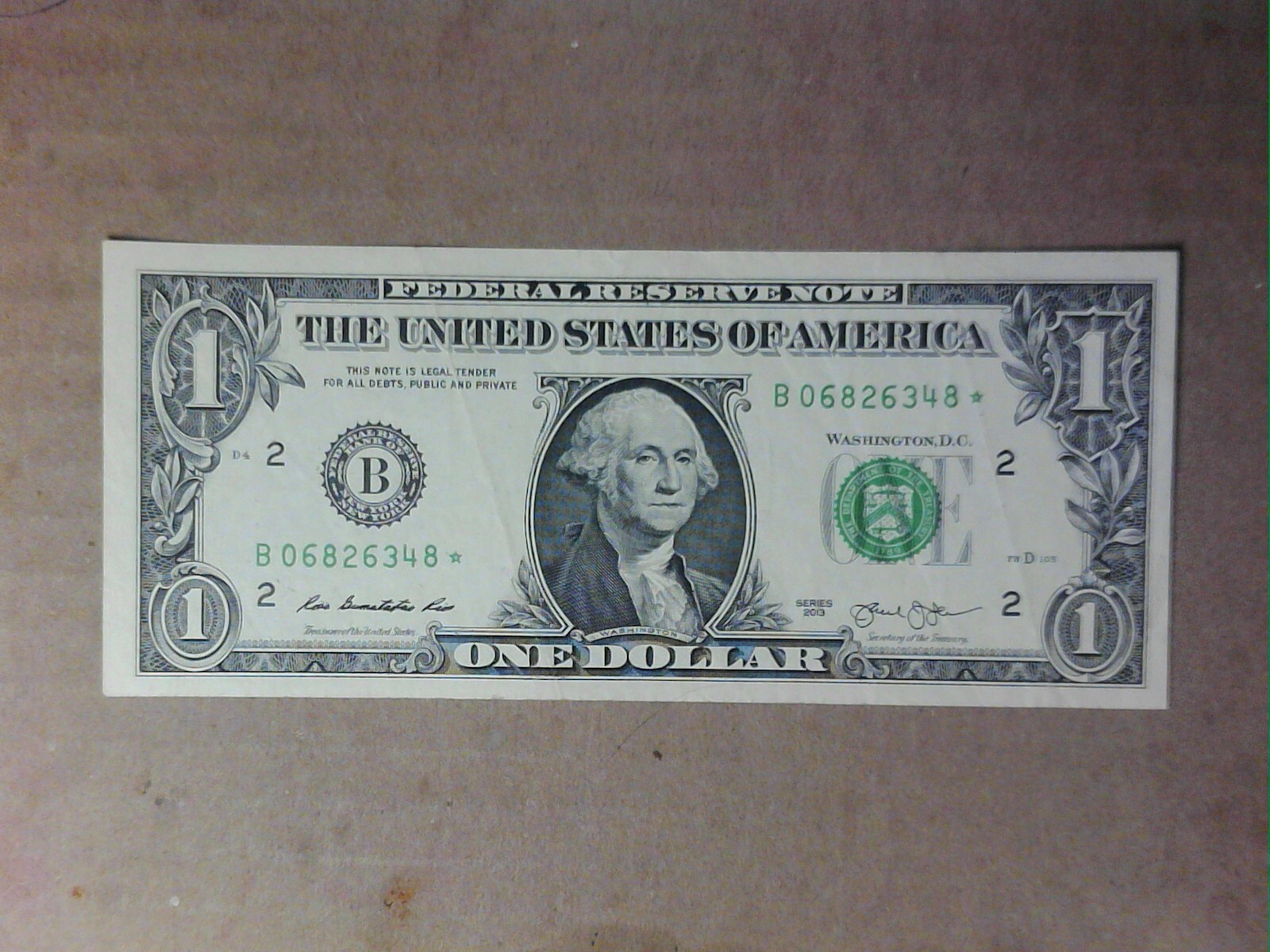 2013 DOUBLE PRINTED STAR NOTE | eBay