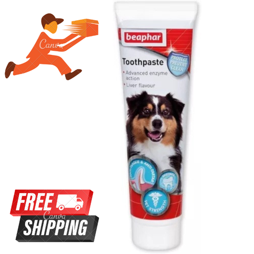 Beaphar, Advanced Dual-Enzyme Toothpaste, Dental Care for Dogs & Cats ...