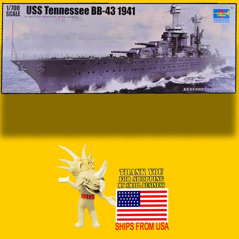 TRUMPETER 05781 1/700 USS TENNESSEE BB-43 1941 | eBay