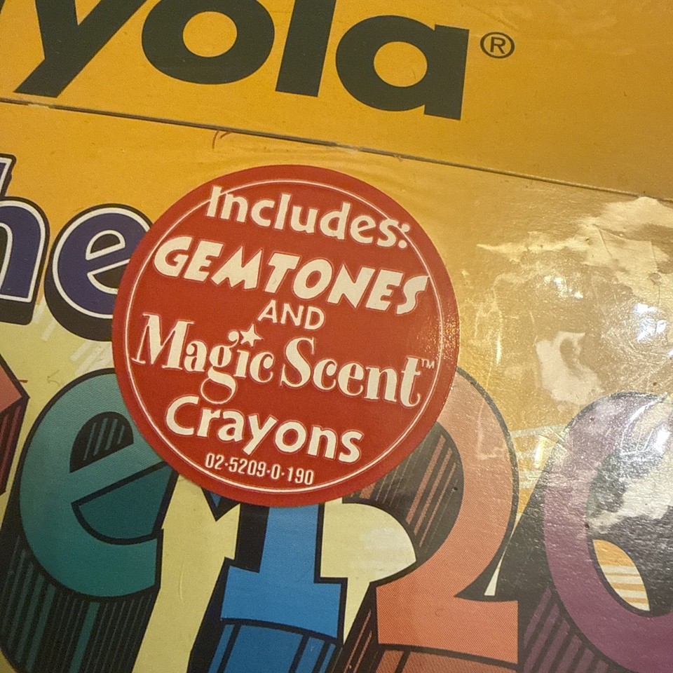 Vintage RARE Crayola the Deluxe 120 Crayon collection 1996 Brand new ...