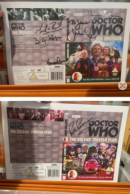 Doctor Who - Signed Cover Bundle - Julian Glover, Maureen O’Brien ...