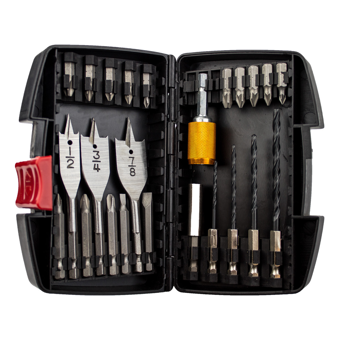 KING 24PC Quick Change Drill Bits Set, Power Tools Accessories ...