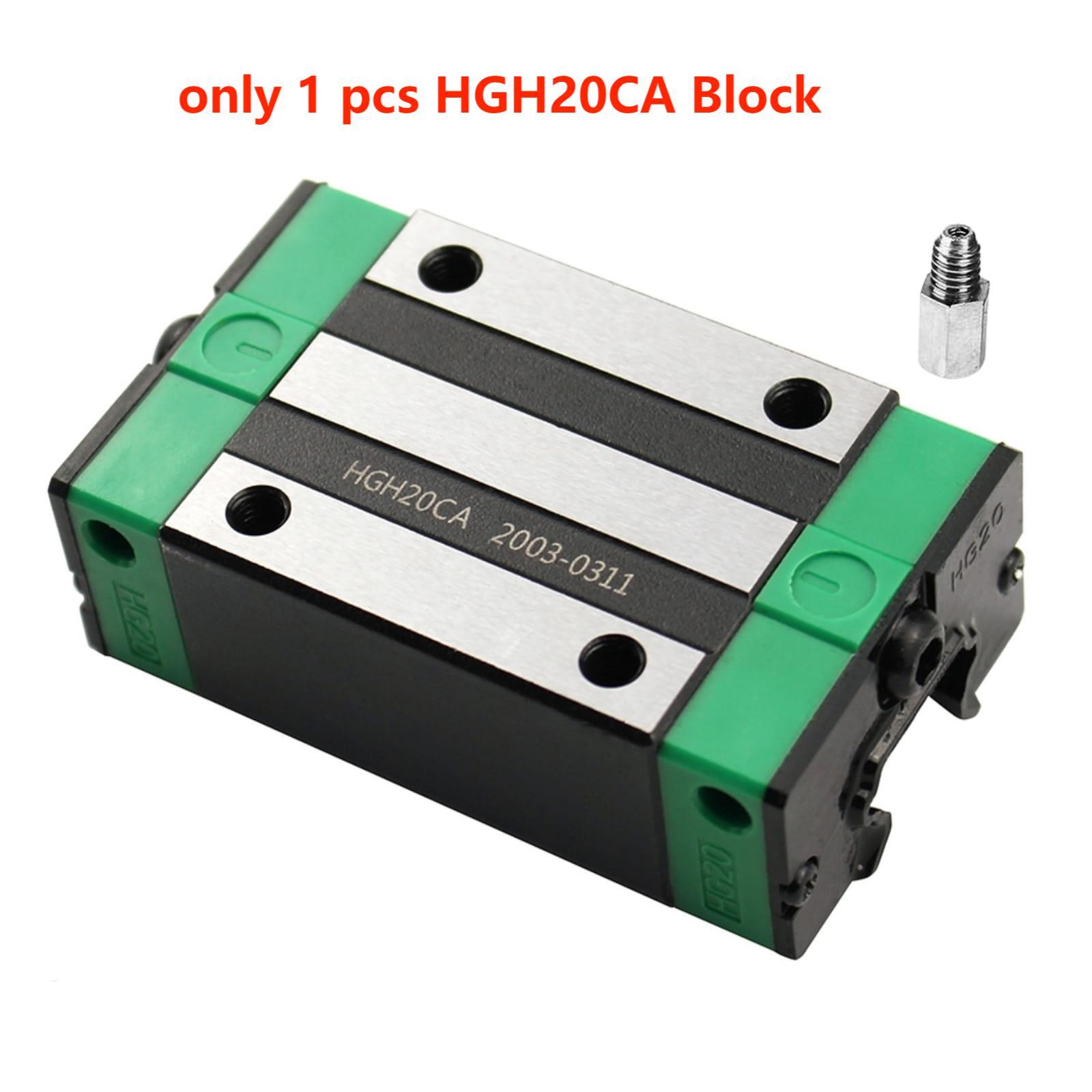 Linear Guide Rail HGR20 HGR15 300mm-1700mm+ HGH20/15CA Slider Block Set ...